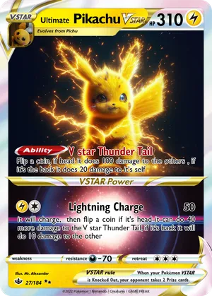 Pikachu - Alex-tao-chongzhi | Pokécardmaker.net