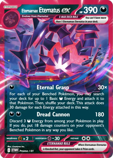 ==Eternamax== Eternatus - Avalan | PokeCardMaker.net