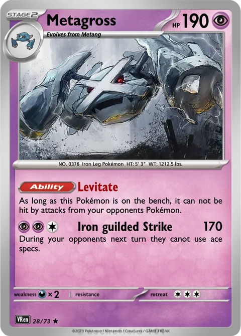 metagross evolution chart