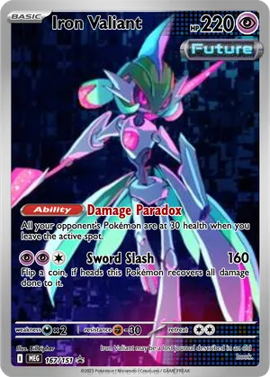 Iron Valiant - Bill_Cipher_IS_COOOOOOL | PokeCardMaker.net