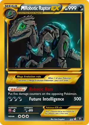 Robotic Raptor - BlueRangerWilds | PokeCardMaker.net