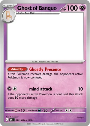 Ghost of Banquo - BobbyBuckets | PokeCardMaker.net