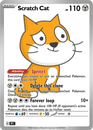 Scratch Cat - Chadmafia | PokeCardMaker.net