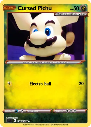 Cursed Pichu - Chumbucket | Pokécardmaker.net