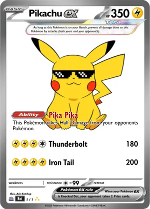 Pikachu - CustomCards | PokeCardMaker.net