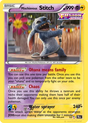 Stitch - DRAKELUVSMONKEYS | Pokécardmaker.net