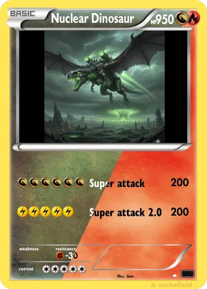 Nuclear Dinosaur - Danielzvens | PokeCardMaker.net
