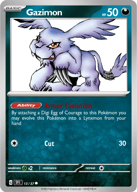 Gazimon - Dinoimpostor | PokeCardMaker.net