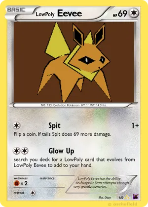 Eevee - Dizzy | PokeCardMaker.net