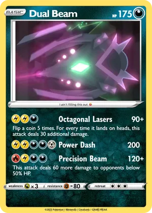 Dual Beam - Dual | Pokécardmaker.net