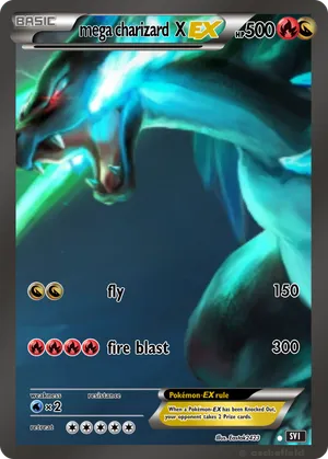 mega charizard X - Eastak2423 | Pokécardmaker.net