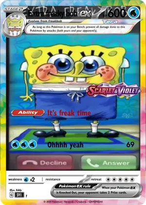 Extra freaky bob - Edvard | Pokécardmaker.net