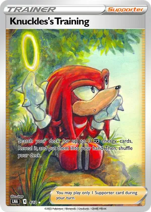 Knuckles's Training - Faker-EXE | Pokécardmaker.net