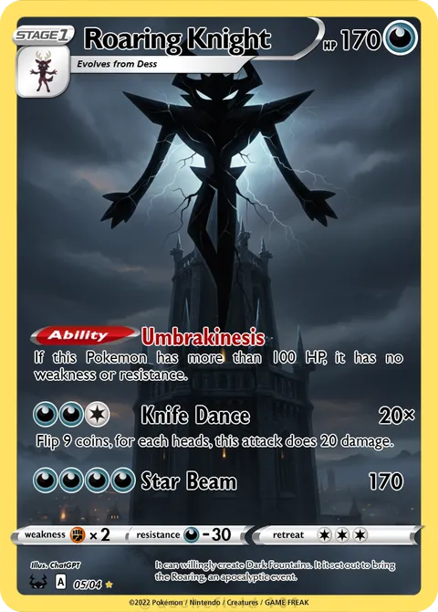 Roaring Knight - GriffyToo | Pokécardmaker.net