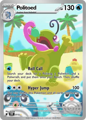 what evolves into politoed