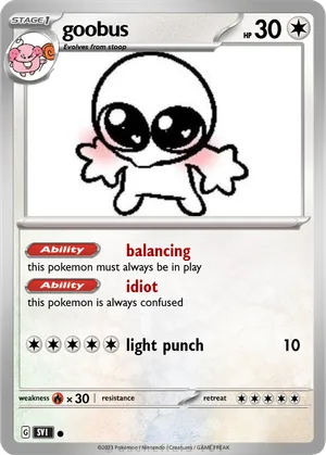 goobus - Jackopup659 | PokeCardMaker.net
