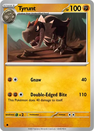 Tyrunt - JugglingJellyJester | PokeCardMaker.net
