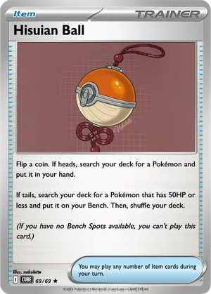 Hisuian Ball - Kewa | PokeCardMaker.net