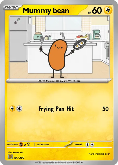 Mummy bean - Koop | PokeCardMaker.net