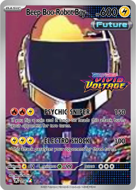 Beep-Boo-Robot Boy - MAR10 | Pokécardmaker.net