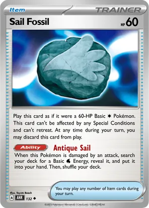 Sail Fossil - Meltan808TCG | PokeCardMaker.net