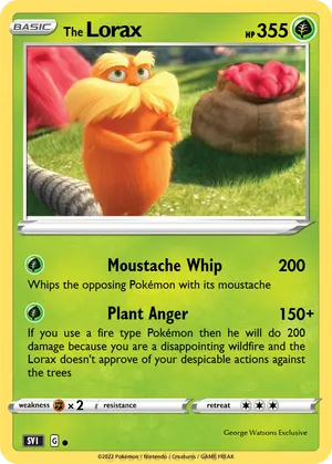 Lorax - MikeyElephant | PokeCardMaker.net