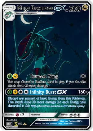 Mega Rayquaza - Mindset024420 | Pokécardmaker.net