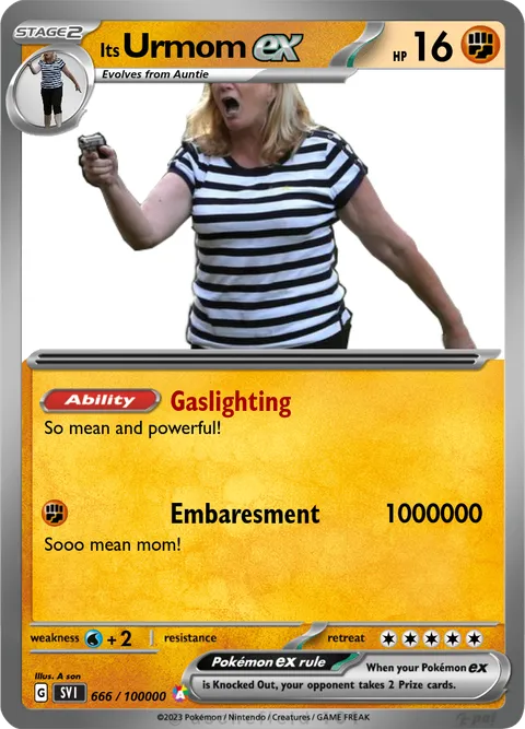 Urmom - Mom | PokeCardMaker.net