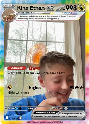 King Ethan - Ned | PokeCardMaker.net