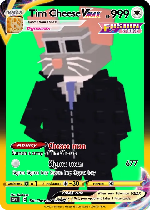 Tim Cheese - Ogabogaman | Pokécardmaker.net