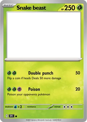Snake beast - Penguinmedic11 | Pokécardmaker.net