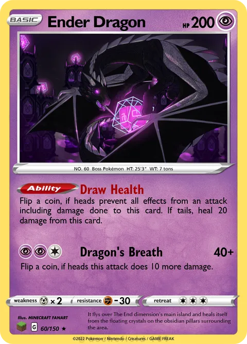 Ender Dragon - Phill_Cooks | Pokécardmaker.net