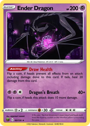 Ender Dragon - Phill_Cooks | Pokécardmaker.net