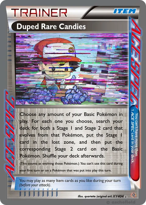 Duped Rare Candies - Pikagamer9000 | PokeCardMaker.net