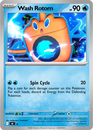 Wash Rotom - PizzaLord13 | Pokécardmaker.net