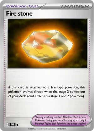 Fire stone - Poke_EVO | PokeCardMaker.net