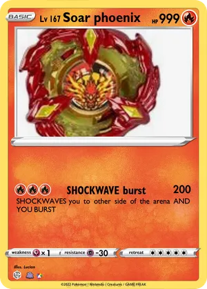 Soar phoenix - Powercard55657544 | PokeCardMaker.net