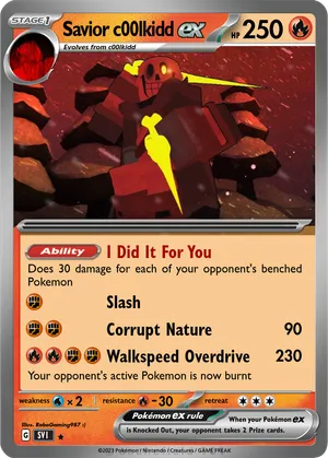 Savior c00lkidd - RoboGaming987 | PokeCardMaker.net