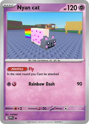 Nyan cat - SYSTEMX | PokeCardMaker.net