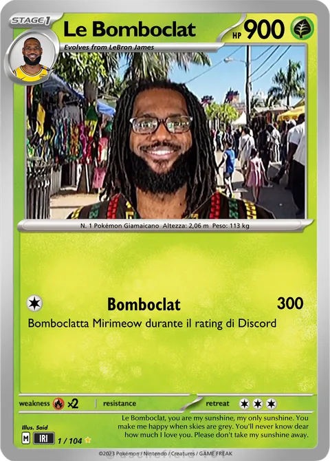 Le Bomboclat - Said02 | Pokécardmaker.net