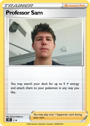 Professor Sam - Sam1324 | PokeCardMaker.net