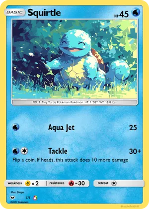 Squirtle - Shuja | Pokécardmaker.net