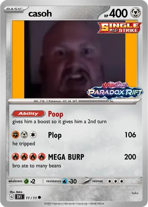 casoh - SilasMj | PokeCardMaker.net