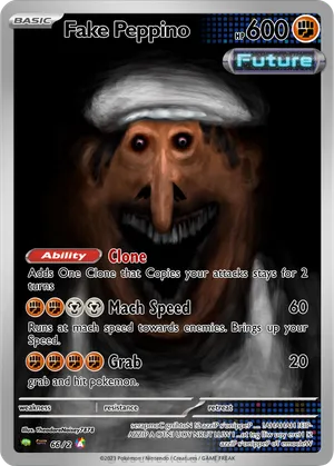 Fake Peppino - TheodoreNoisey7878 | PokeCardMaker.net