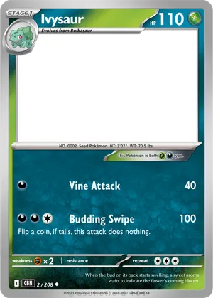 Ivysaur - Thortiyo | PokeCardMaker.net