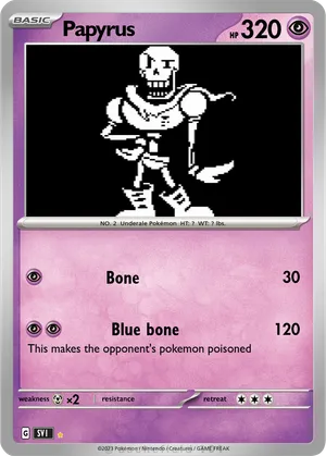 Papyrus - WAR_OF_THE_WORLDS | PokeCardMaker.net