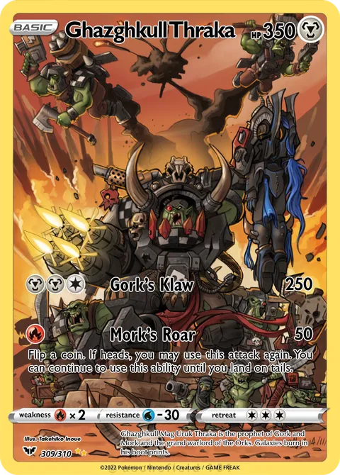 Ghazghkull Thraka - Warhammer40000 | Pokécardmaker.net