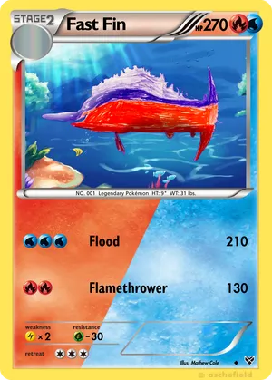 Fast Fin - achynoweth | Pokécardmaker.net