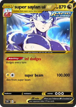 super sayian ui - dinomanyears | PokeCardMaker.net