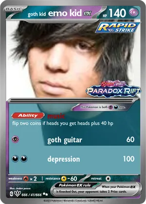 emo kid - dogeisw | PokeCardMaker.net